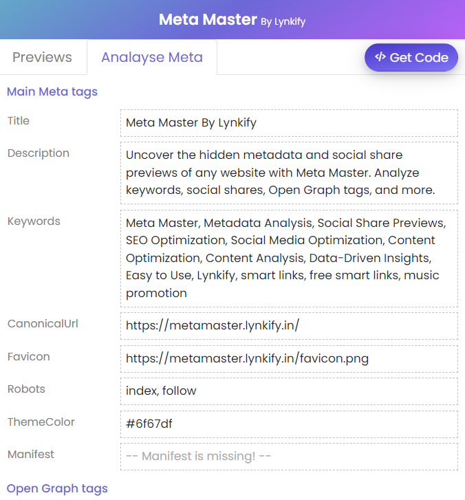 Meta Master By Lynkify