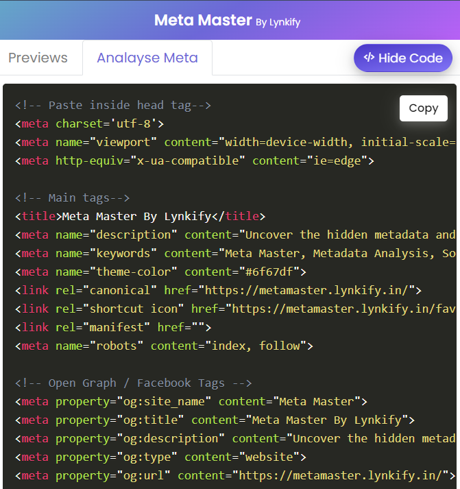 Meta Master By Lynkify